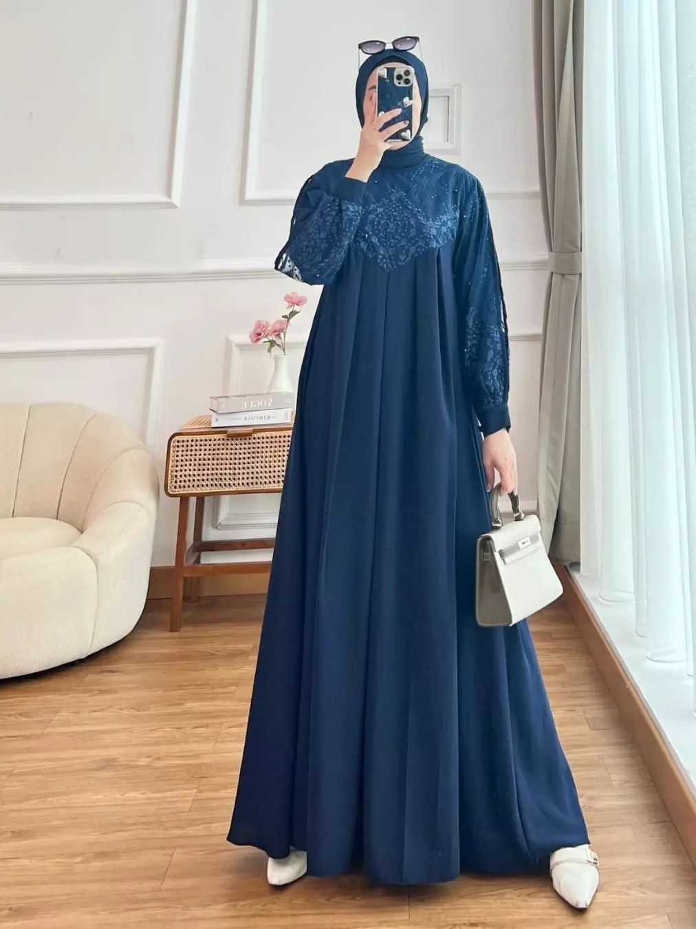 Jual Gamis brukat kondangan Maxi Shakila bahan Ceruty Babydoll - Baju ...