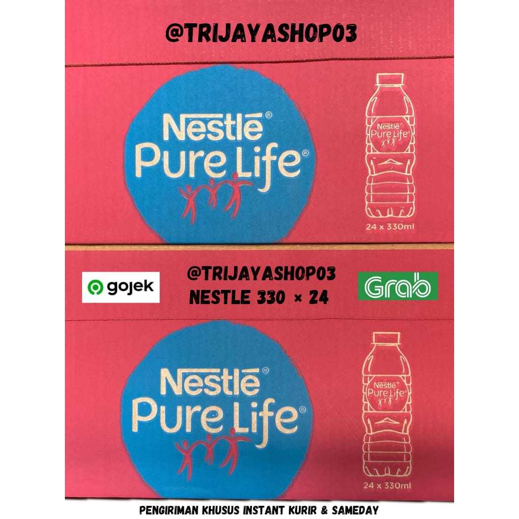 Jual Air Minum Mineral Kemasan Nestle Pure Life 330ml isi 24 pcs /dus | Shopee Indonesia