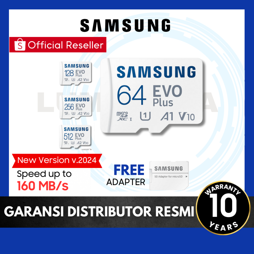 Jual Samsung Micro SD EVO PLUS 64GB / 128GB / 256GB Memory Card HP ...