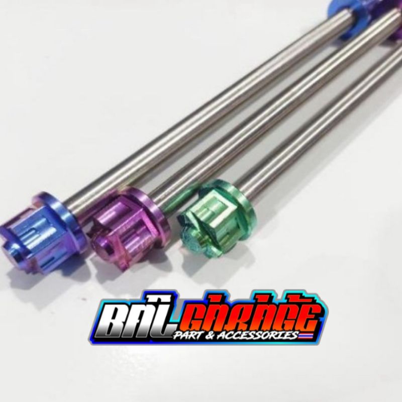 Jual as roda depan Vario beat Scoopy mur titanium | Shopee Indonesia