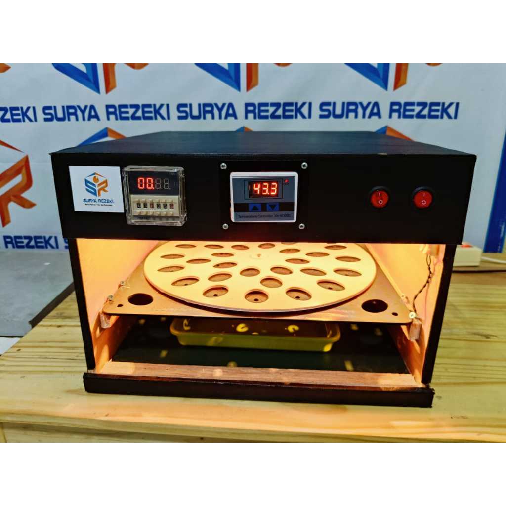 Jual Mesin Penetas Telur Full Otomatis Rak Spinner Kap 36 Ayam Bebek ...