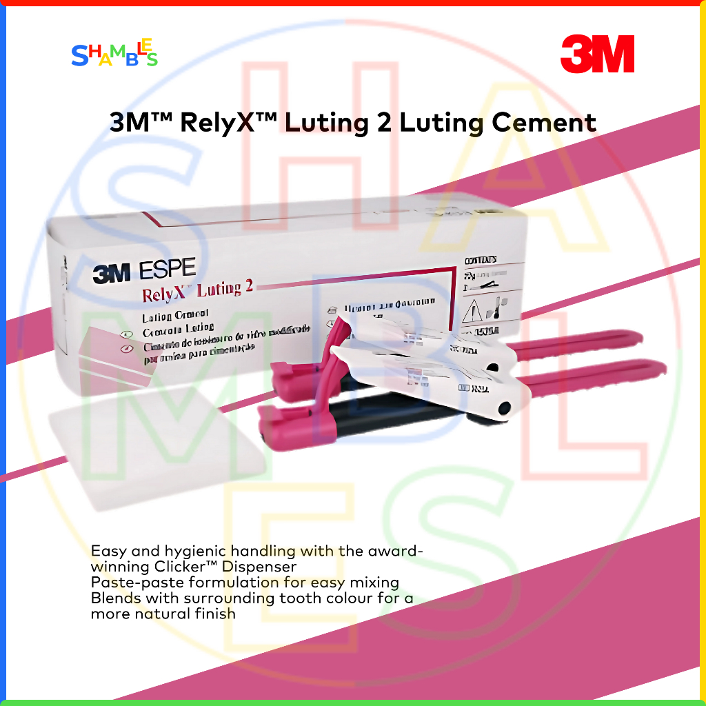 Jual 3M RelyX Luting 2 Luting Cement 2 EPSE ( GIC Fuji Resin GC Shofu ...