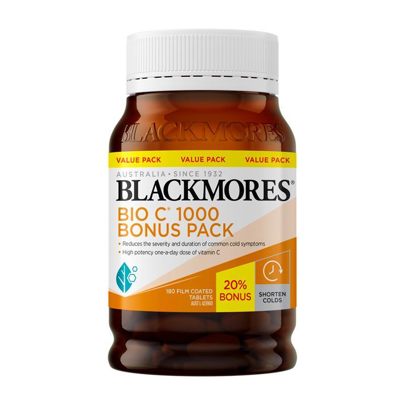 Jual Blackmores Bio C 1000 180 Tablets Exclusive Size Australia ...