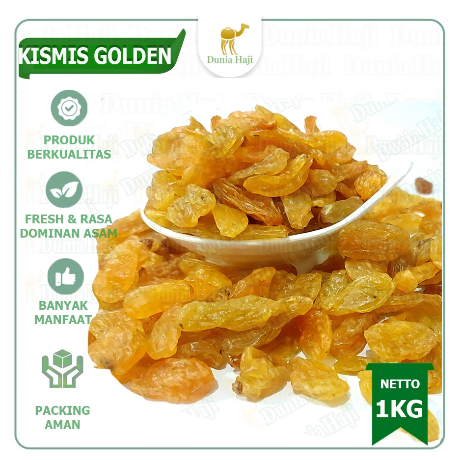 Jual Kismis Anggur Golden Raisin / Kismis Asam Manis Raisin Star untuk ...