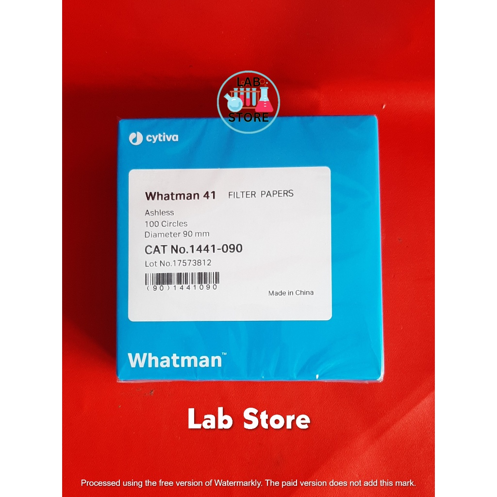 Jual Kertas Saring Whatman No 41 Diameter 9 cm / Filter Papers 90mm Per ...