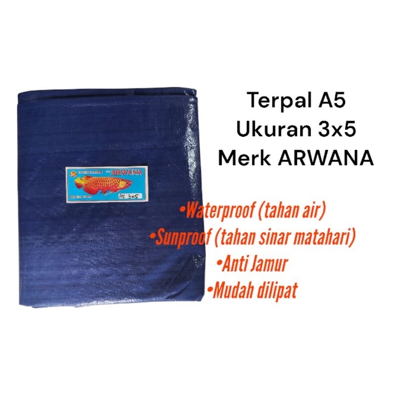 Jual Terpal Plastik A5 Ukuran 3x5 meter | Terpal | Terpal Plastik ...
