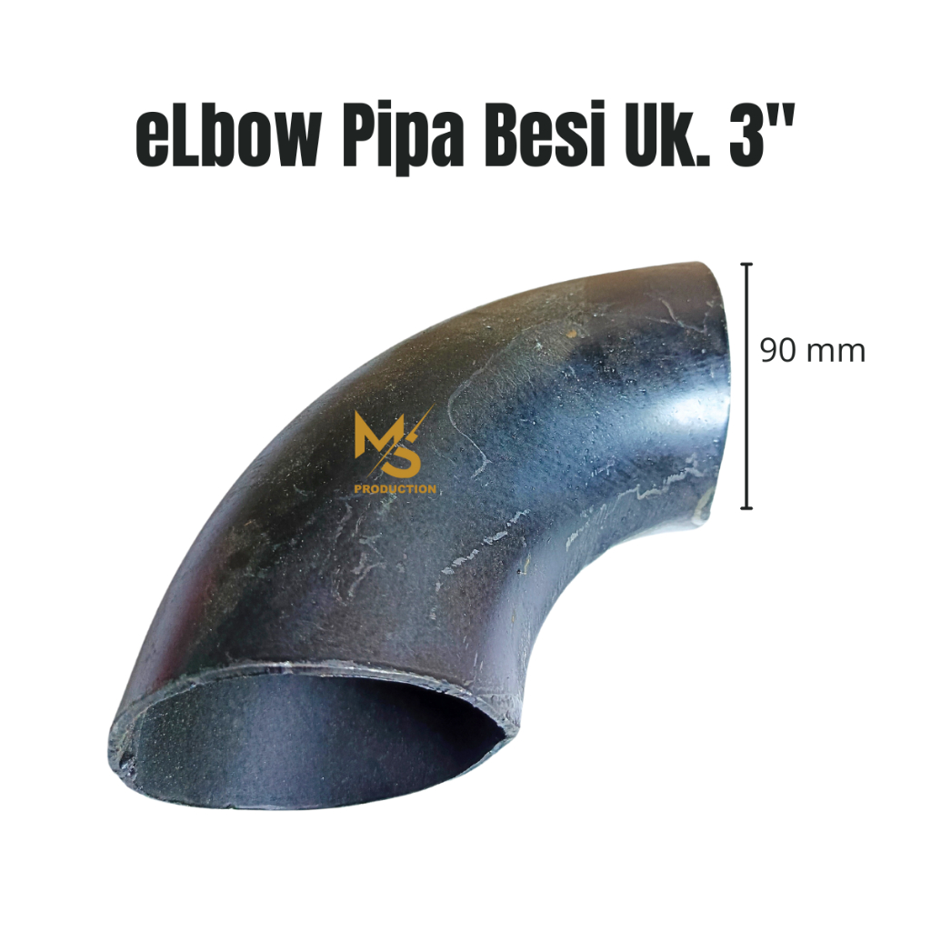 Jual Elbow Besi Pipa Las Uk 3 inch Elbo Lbow Keni Knee Pipa Las ...