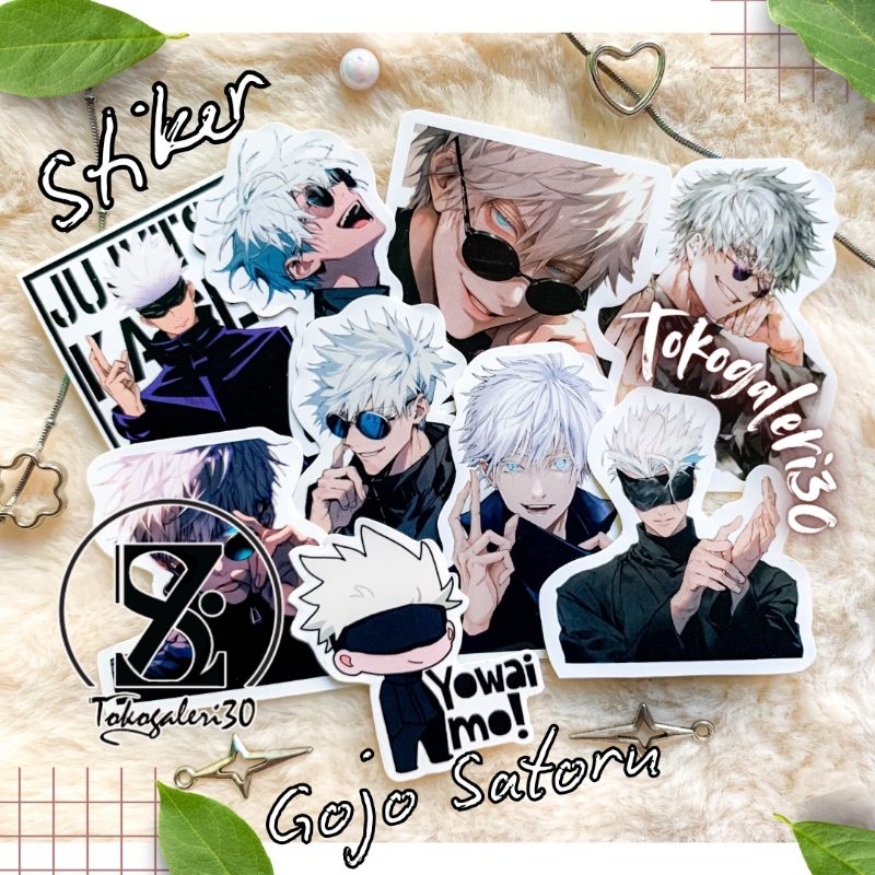 Jual STIKER ANIME GOJO SATORU STIKER MURAH ANIME JUJUTSU KAISEN [25PCS ...