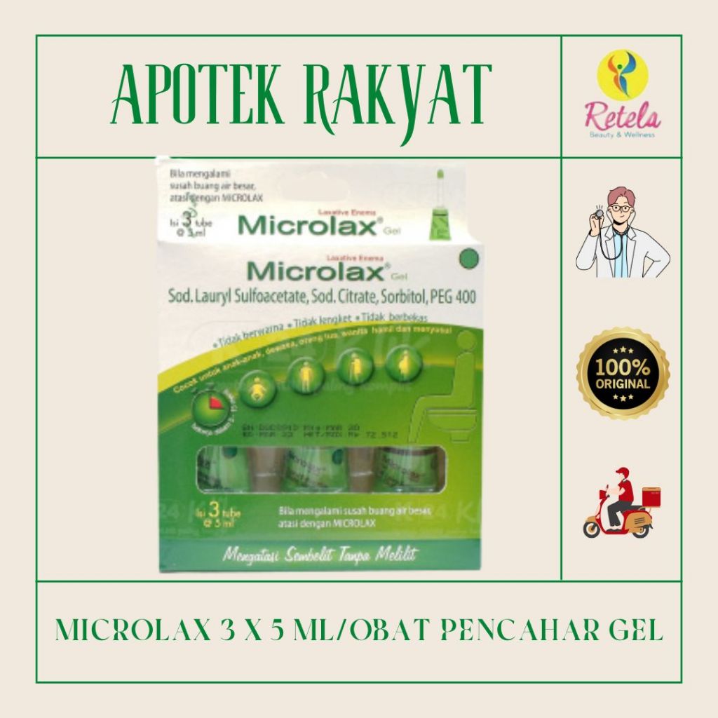 Jual MICROLAX 3 X 5 ML/OBAT PENCAHAR GEL | Shopee Indonesia
