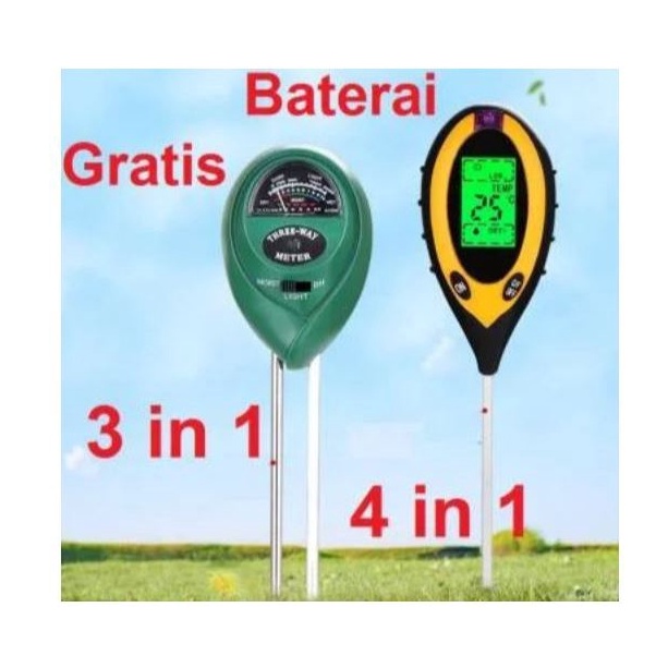 Jual Pencarian Terlaris Soil Analyzer Moisture Meter PH Meter Light ...