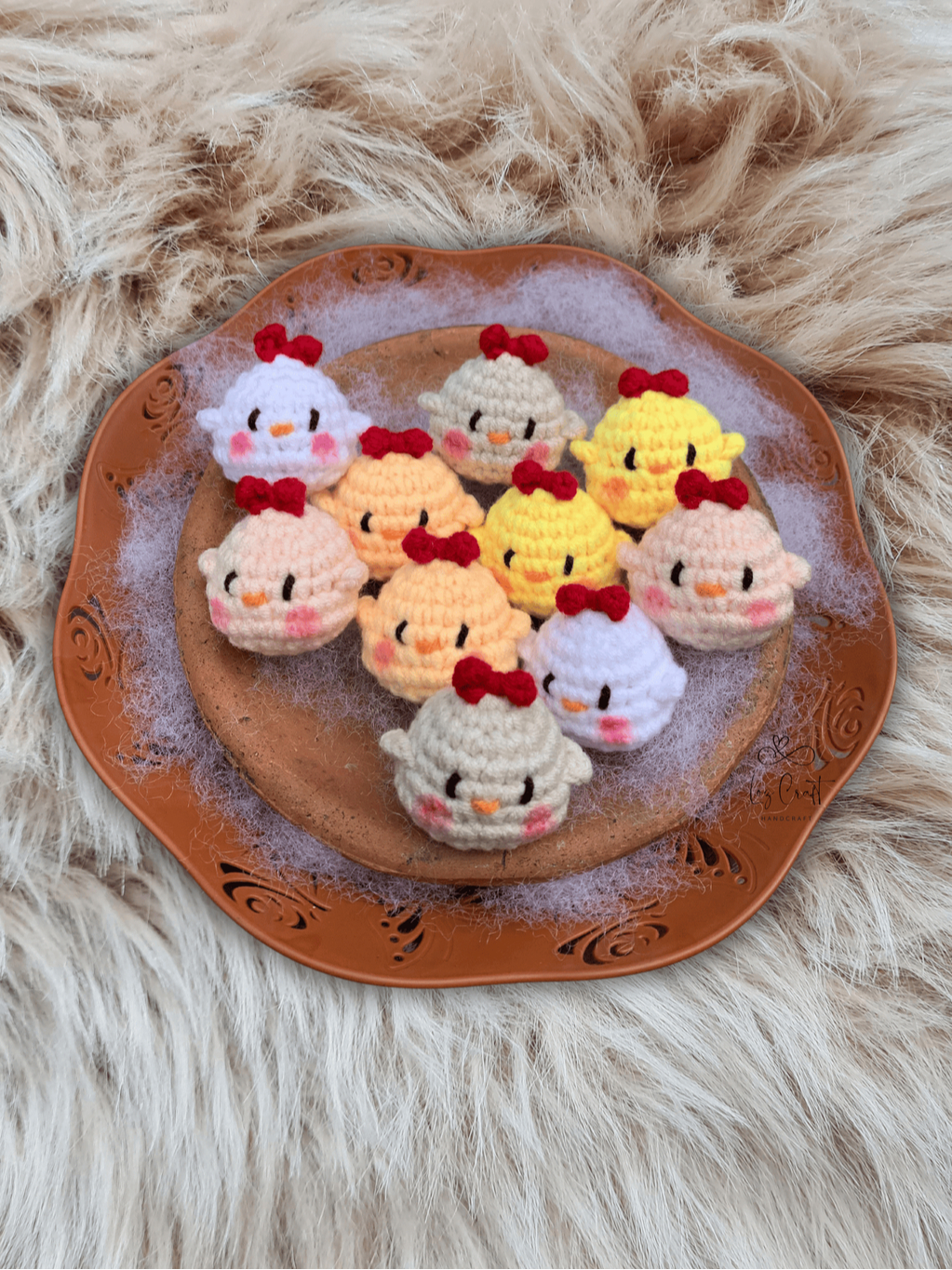 Jual [LOZ.CRAFT] Bayi Ayam Rajut | Crochet Tiny Chicken | Shopee Indonesia