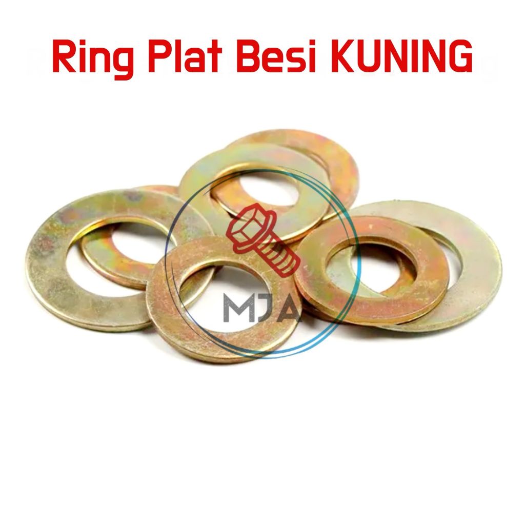 Jual [100 PCS] RING PLAT M8 KUNING | Shopee Indonesia