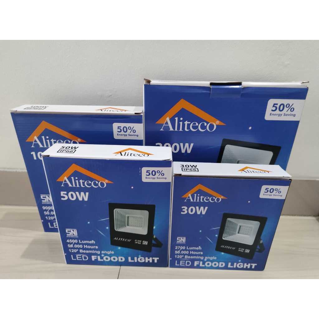 Jual Lampu Sorot LED 10W 20W 50W 100W 200W 300W 500W Cahaya Putih Lampu Tembak Flood Light ...