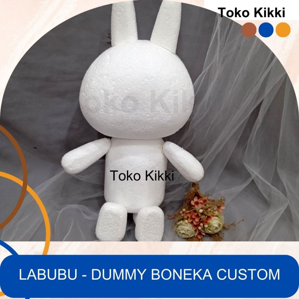Jual Dummy Boneka Full Set Labubu Gabus Styrofoam ( Cocok Untuk Kue ...
