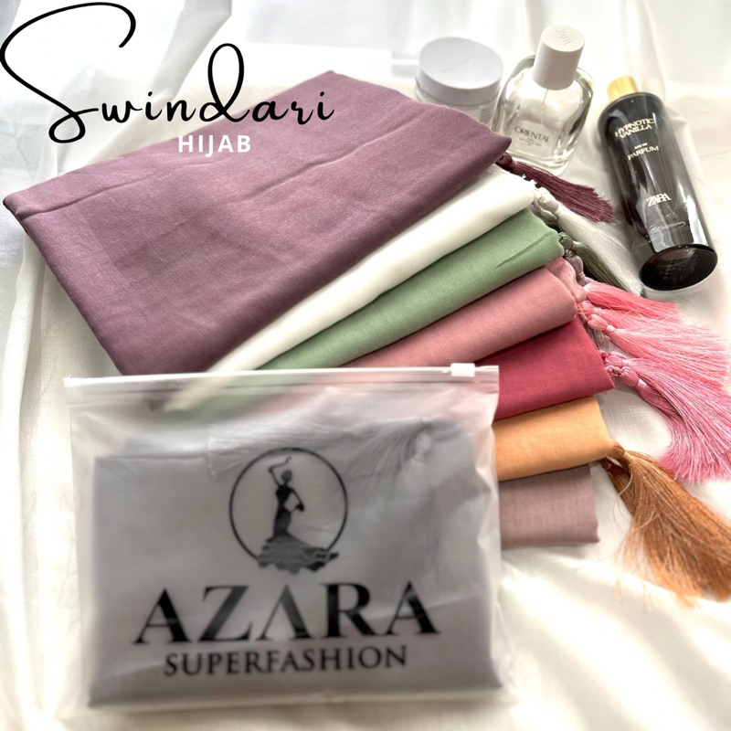 Jual Swindari~ Hijab Segi Empat Paris Tasel Buckle Pouch Azara // Hijab ...