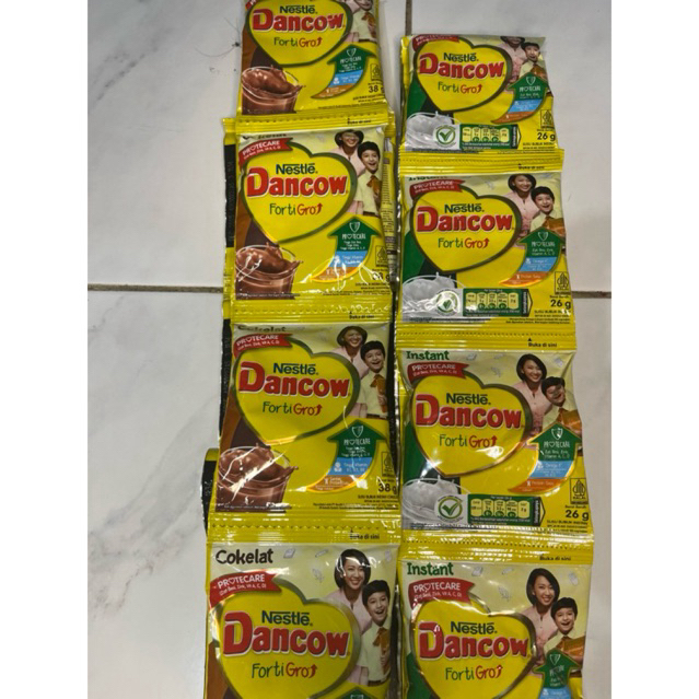 Jual Susu Dancow Fortigro/26gr/10 sachet (1 renteng) | Shopee Indonesia