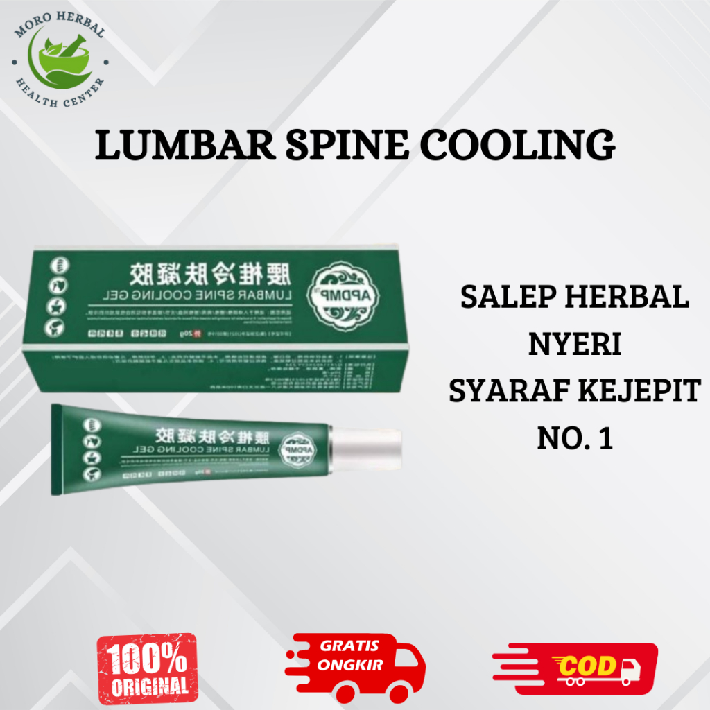 Jual Lumbar Cold Obat Nyeri Asam Urat Saraf Kejepit Salep Lumbar Spine Cooling Gel Ampuh dan ...