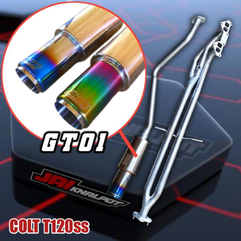 Jual Colt T120ss knalpot racing header 431 & 421 full set | Shopee ...