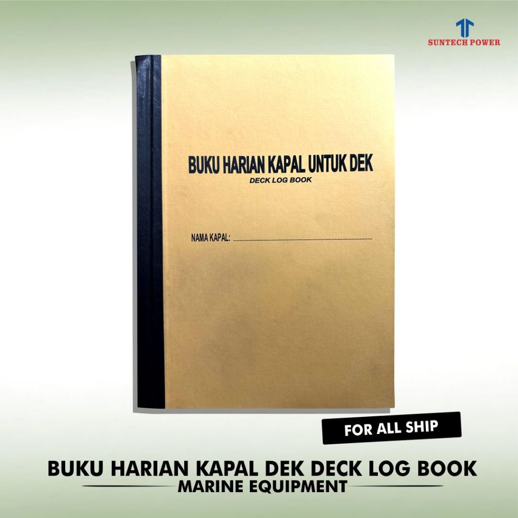 Jual Buku Harian Kapal Deck Log Book Engine Log Book Jurnal Harian Kapal Cap Syahbandar | Shopee ...