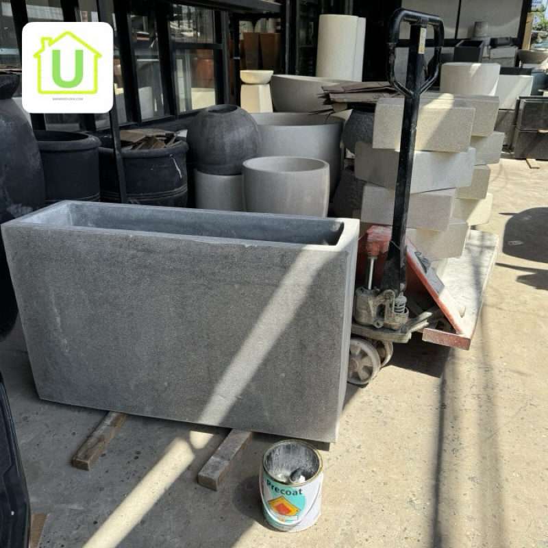 Jual pot teraso pot planter box concrete 1m x 30 x 60 | Shopee Indonesia
