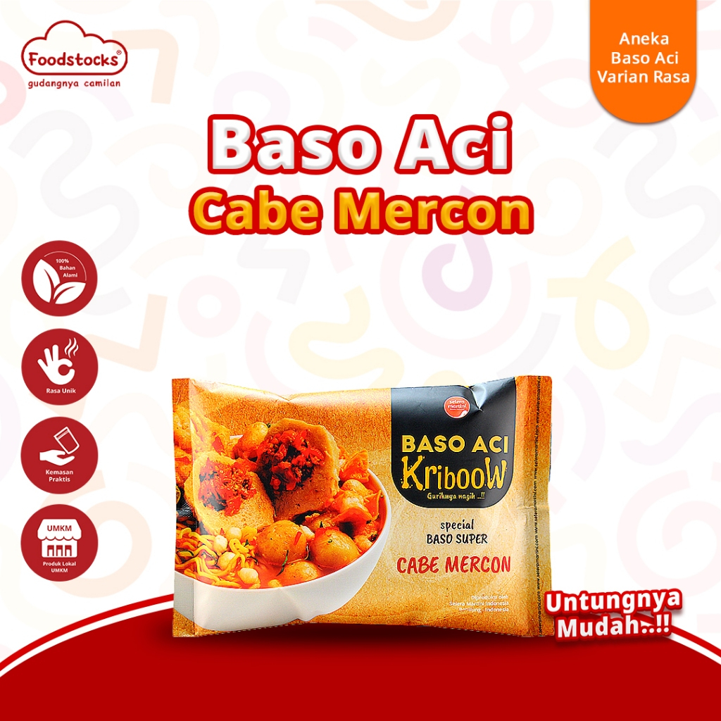 Jual Selera Martini - Baso Aci Kriboow Spesial Cabe Mercon | Shopee ...