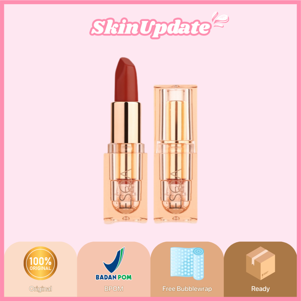 Jual ESQA Cloud Kiss Refillable Powder Lipstick | Shopee Indonesia