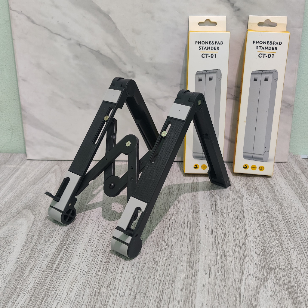 Jual Stand Holder Hp Dudukan Tablet Lipat Portable Foid Stand Void ...