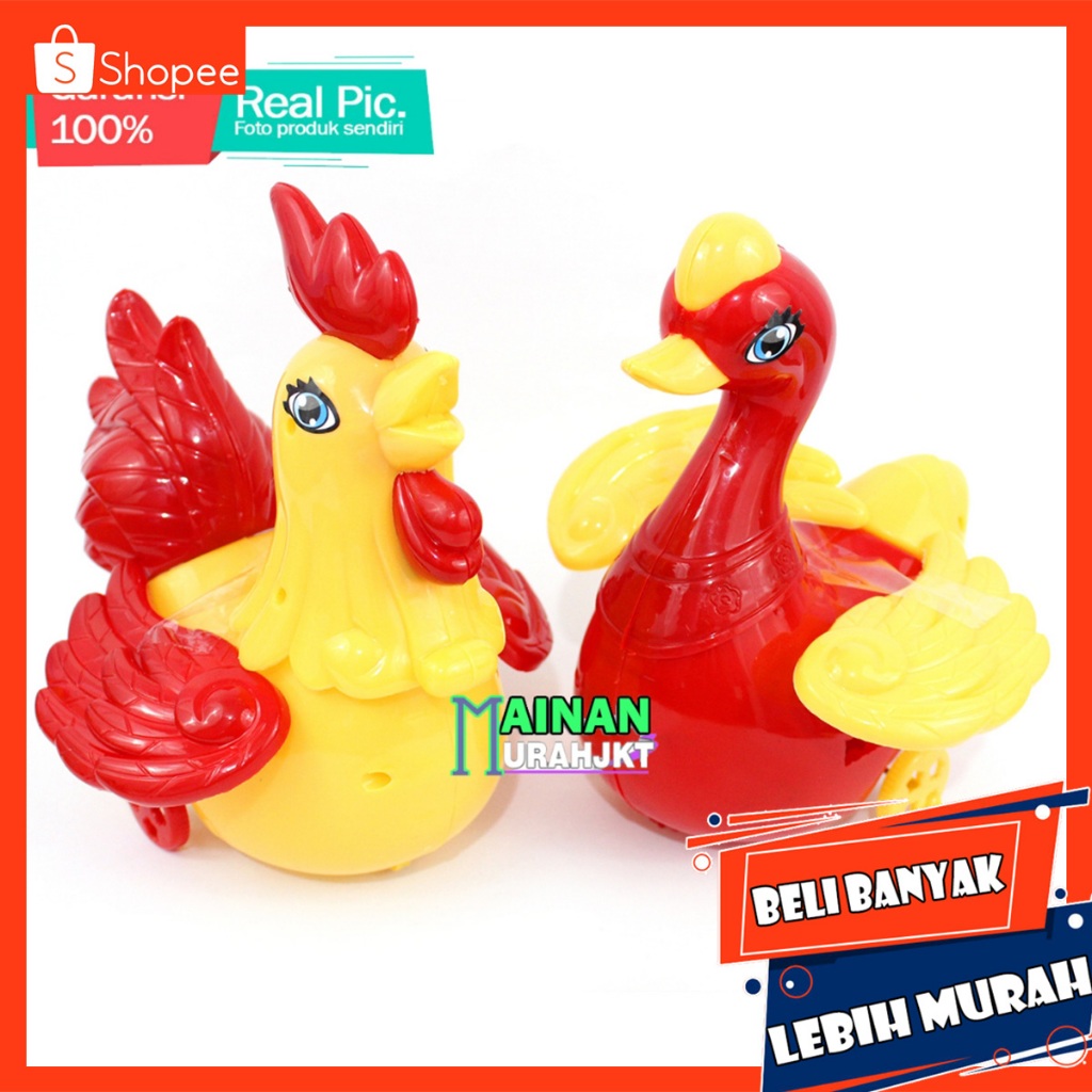 Jual MAINAN ANAK MURAH UNGGAS TARIK AR170 MAINAN AYAM BEBEK TARIK ...