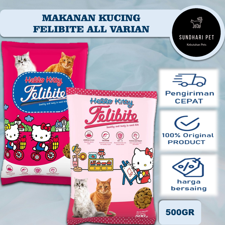 Jual MAKANAN KUCING | Felibite Adult 500gr | FELIBITE IKAN 500GR ...