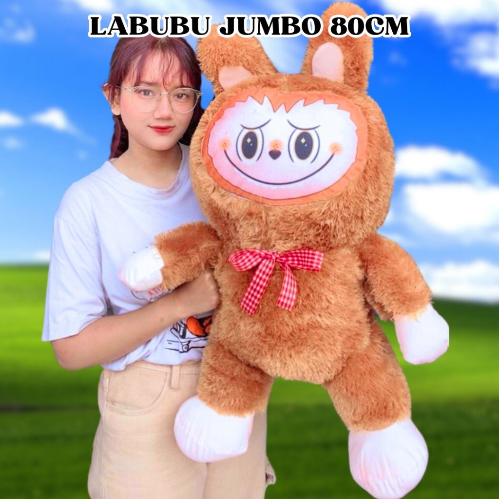 Jual (JUMBO) Boneka Labubu Super Jumbo Ukuran 80cm jumbo,Boneka Labubu ...