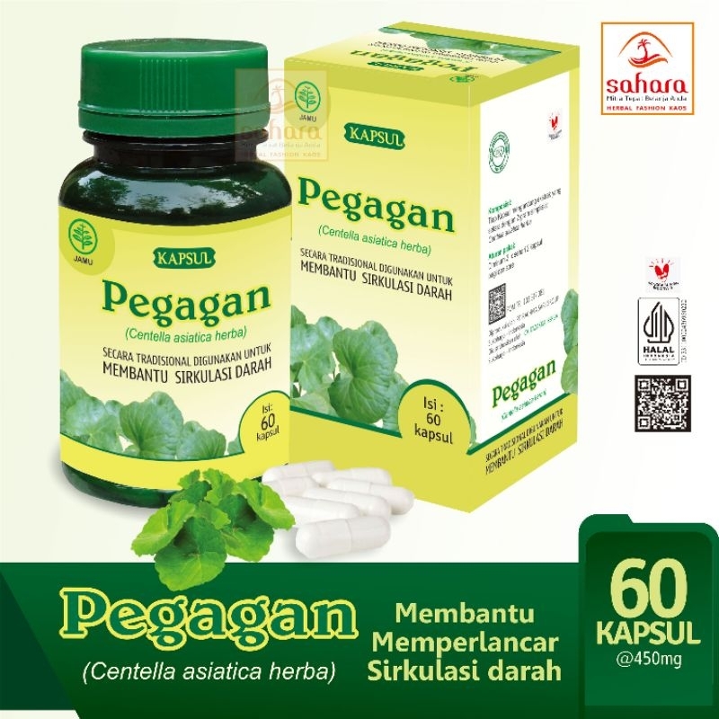 Jual kapsul ekstrak pegagan pelancar sirkulasi darah solusi untuk stroke antidepresi ...