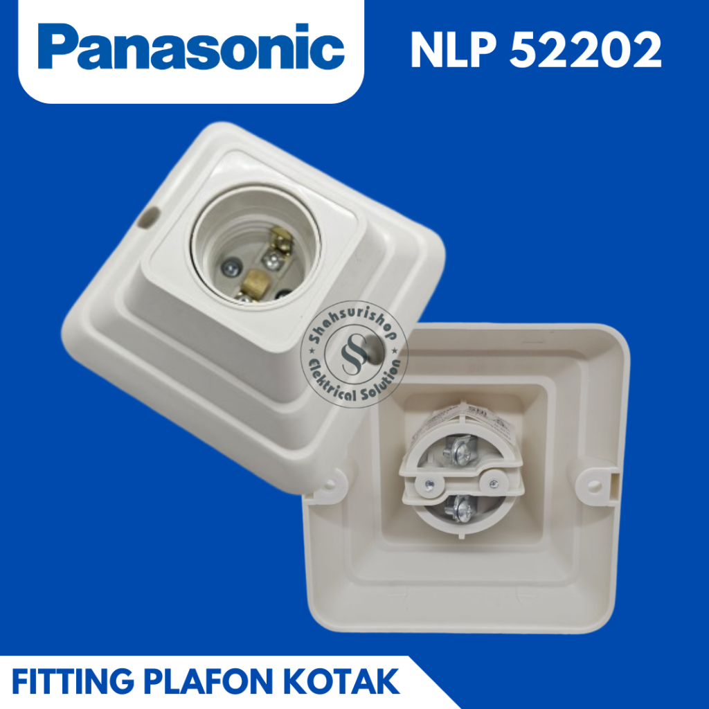 Jual FITTING FITING PLAFON TEMPEL RUMAH SARANG LAMPU PANASONIC E27 ...