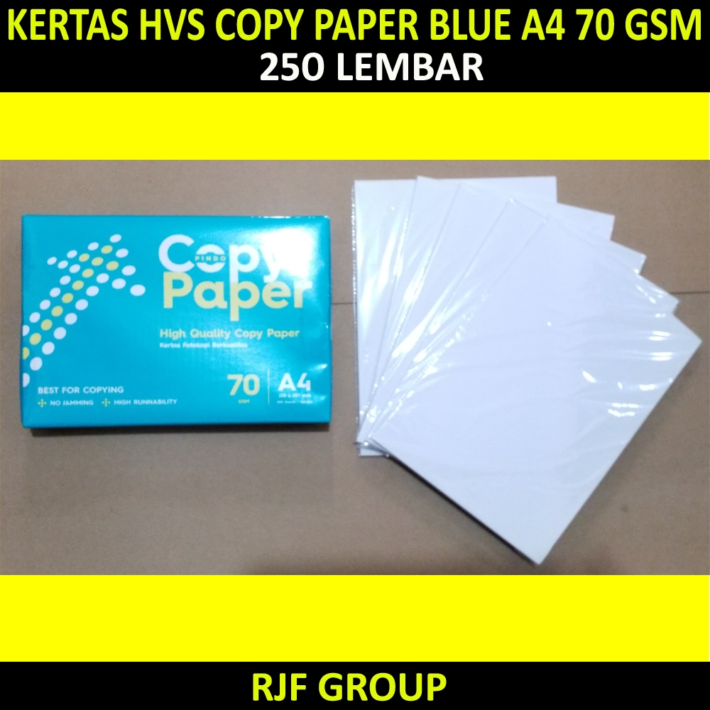 Jual KERTAS HVS COPY PAPER BLUE 70 A4 250 LEMBAR | Shopee Indonesia