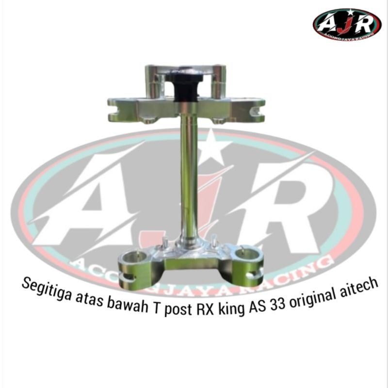 Jual segitiga atas bawah T _post RX-KING AS 30 sama As 33 aluminium original aitech | Shopee ...