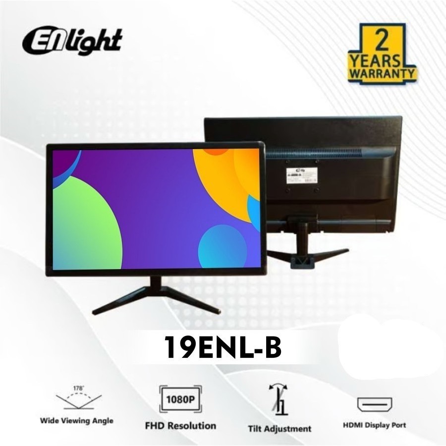 Jual MONITOR ENLIGHT 19ENL-B 19" VA FHD 5ms 75Hz | Shopee Indonesia
