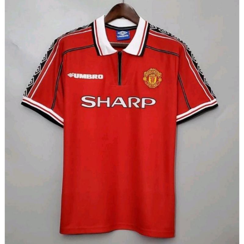 Jual Jersey bola retro grade AAA mu home 98/99 season 1998/1999 grade ...