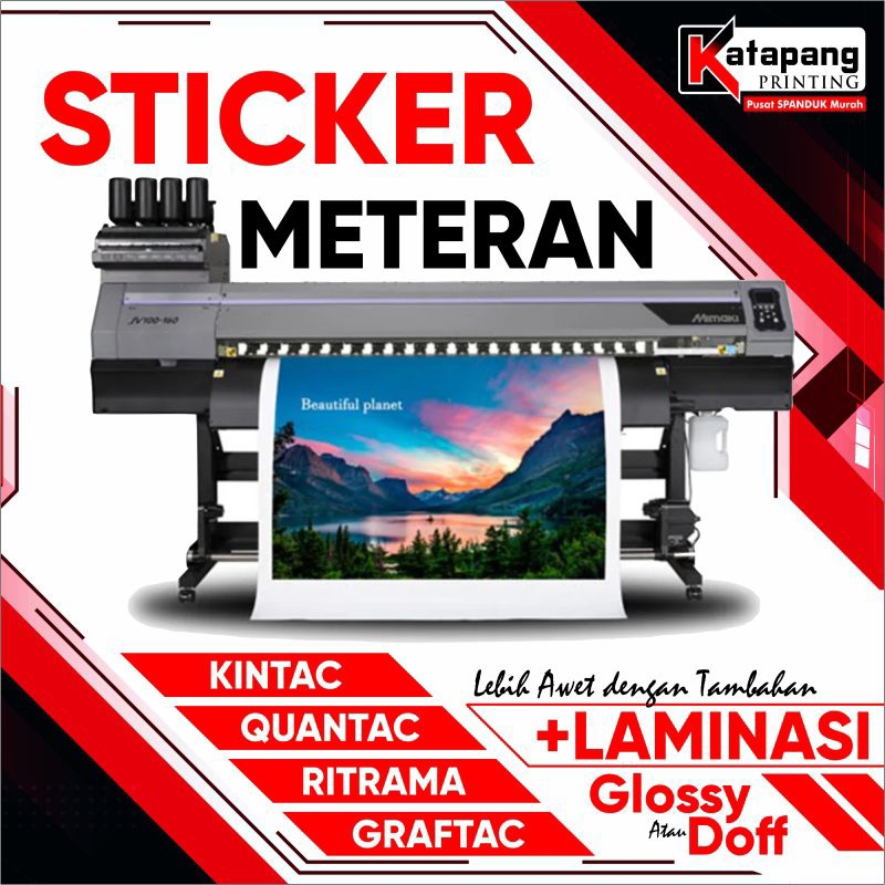 Jual sticker meteran | sticker decal | sticker label meteran | Shopee ...