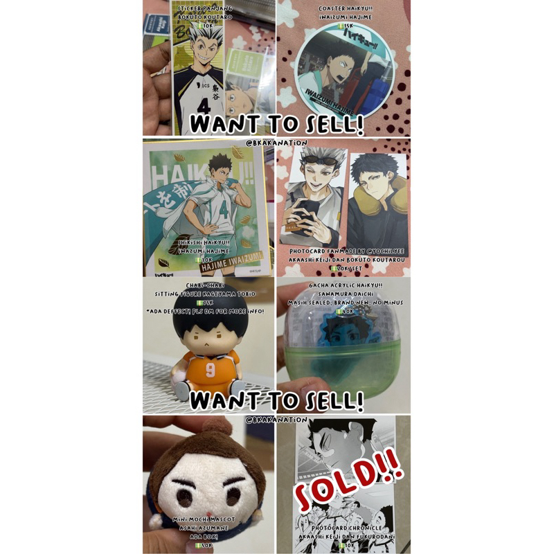 Jual Merchandise Official Coaster Chibi Chabi Sitting Figure Acrylic ...