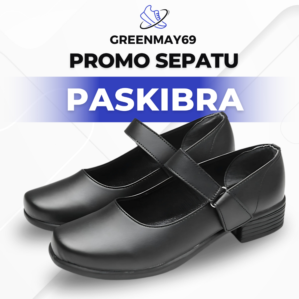 Jual Sepatu Wanita Pantofel Paskibra - Sepatu Pantofel Hitam Murah ...