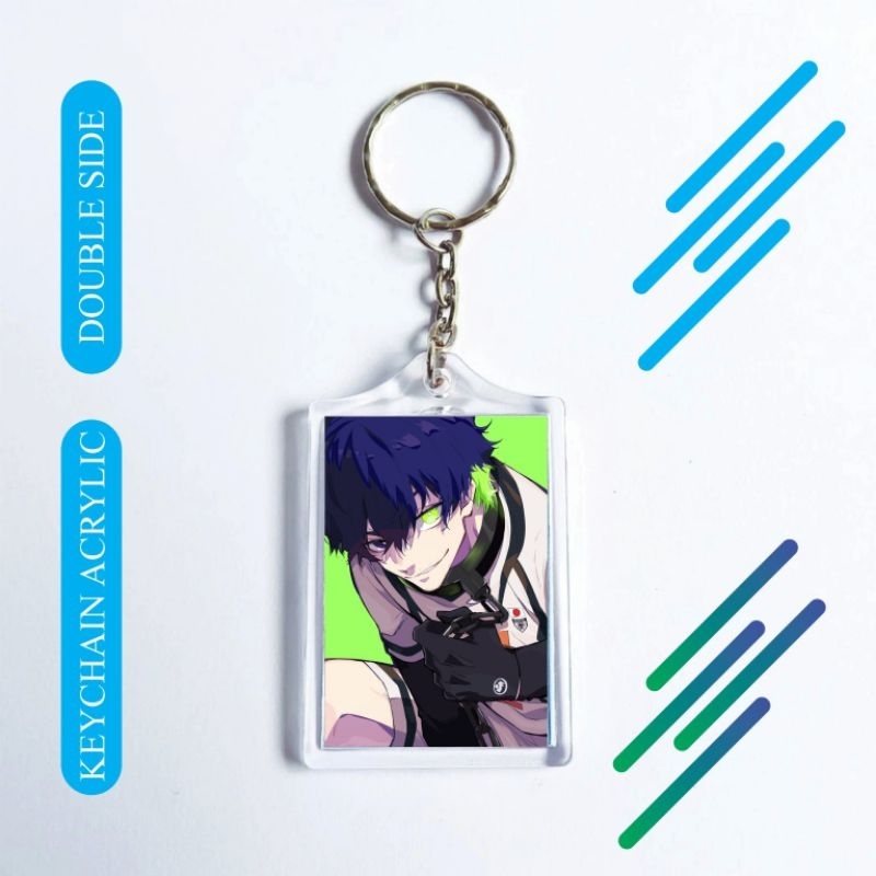 Jual Gantungan Kunci Keychain Blue Lock Aiku | Shopee Indonesia