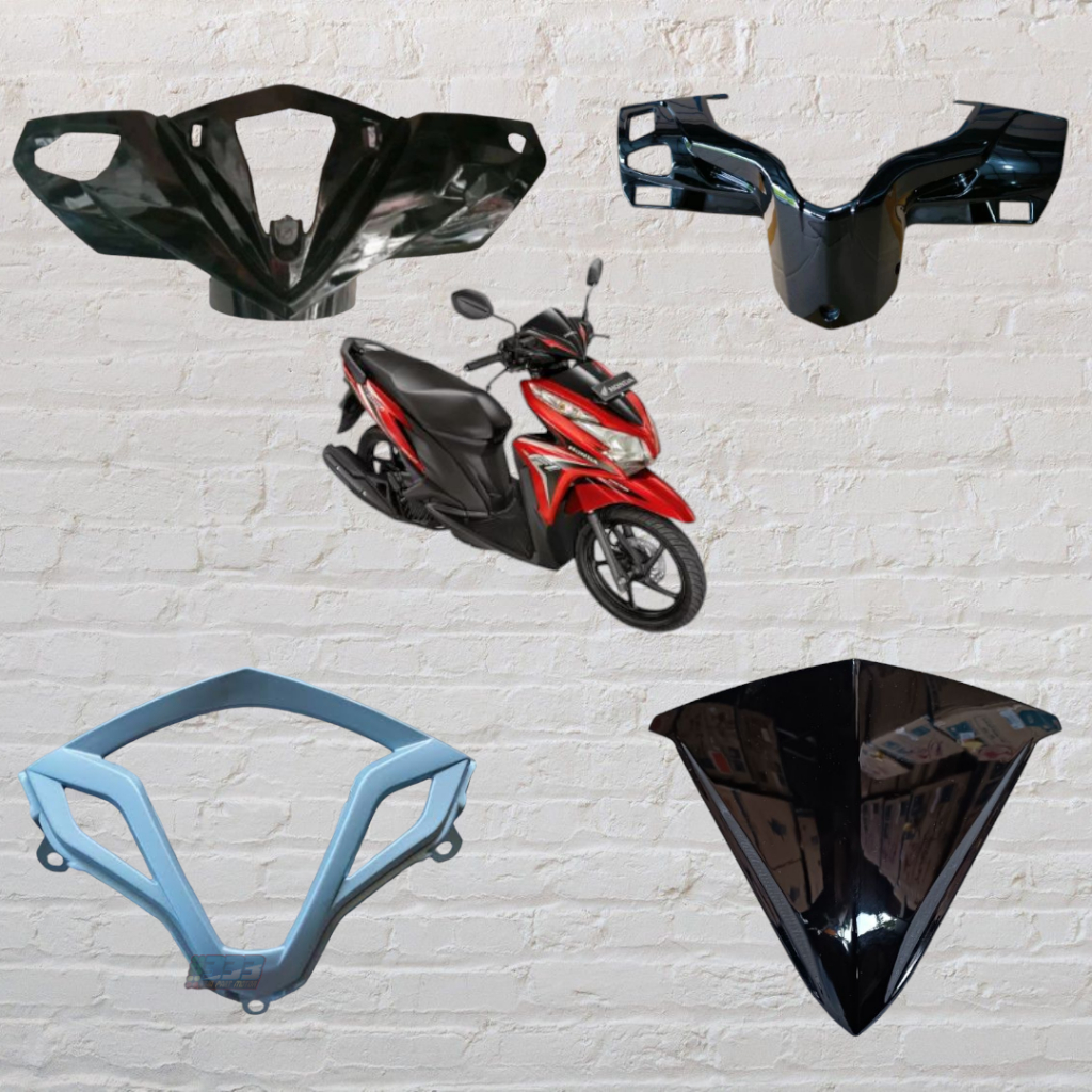 Jual batok depan visor cover speedometer batok belakang vario techno ...