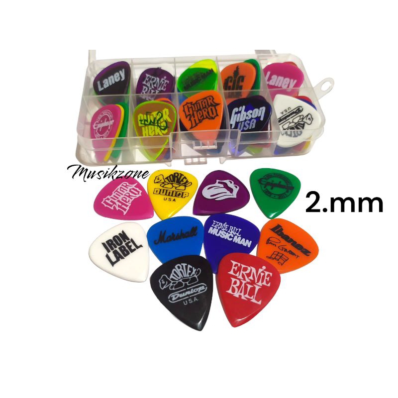 Jual Pick Gitar Ecer 2.0mm 1.5mm acrylic | Shopee Indonesia