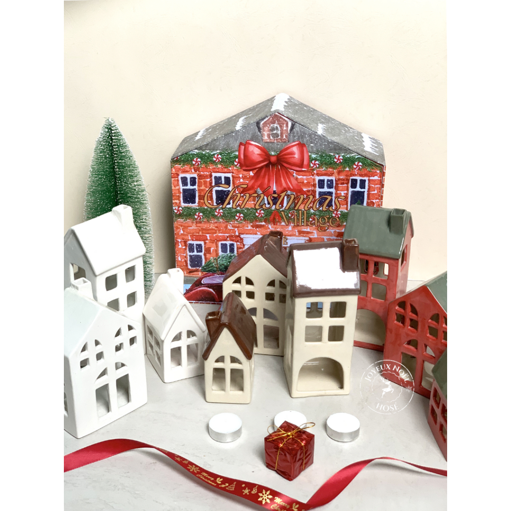 Jual HOSÉ CHRISTMAS VILLAGE HAMPERS NATAL | RUMAH-RUMAHAN NATAL ...