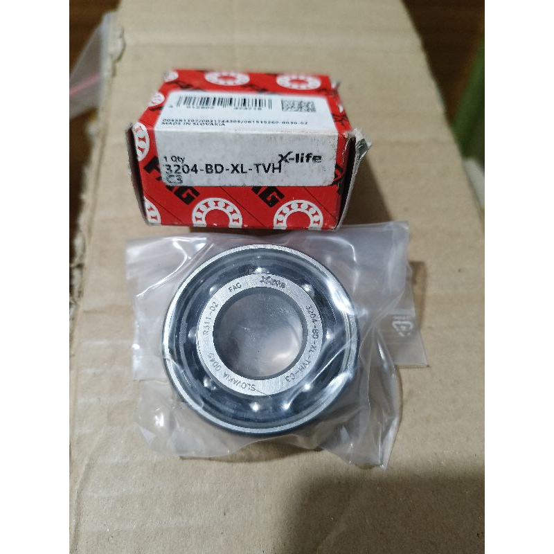 Jual 3204 BD XL TVH C3 FAG Angular Contact Ball Bearing Double Row ...