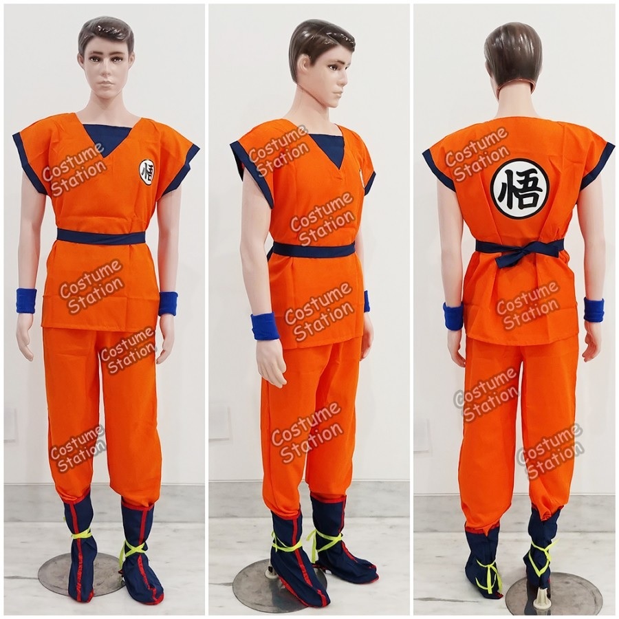 Jual Kostum Goku Dragon Ball / Costume Son Goku Saiyan Dewasa | Shopee ...