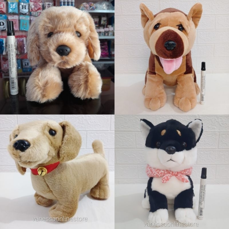 Jual Boneka Anak Anjing Corgi Herder Shiba Inu Rottweiler Golden ...