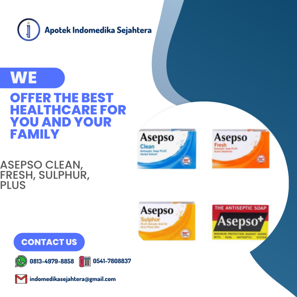 Jual ASEPSO CLEAN, SULPHUR, FRESH, PLUS | Shopee Indonesia