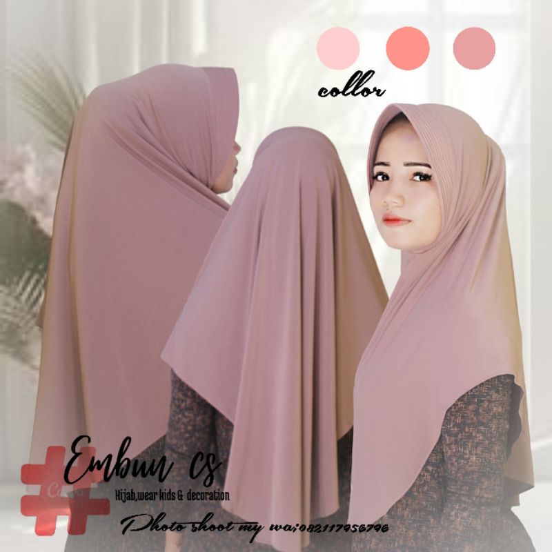 Jual Hijab instan Bergo Sporty Jilbab Hamidah Kerudung Olahraga MAT ...