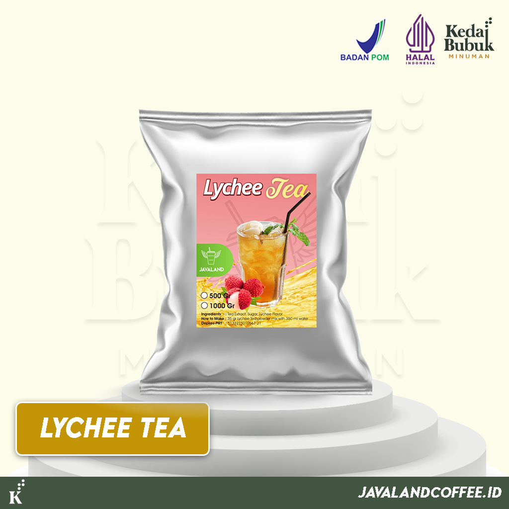 Jual Javaland Bubuk Minuman Rasa Lychee Tea / Teh Leci 1Kg - Regular ...