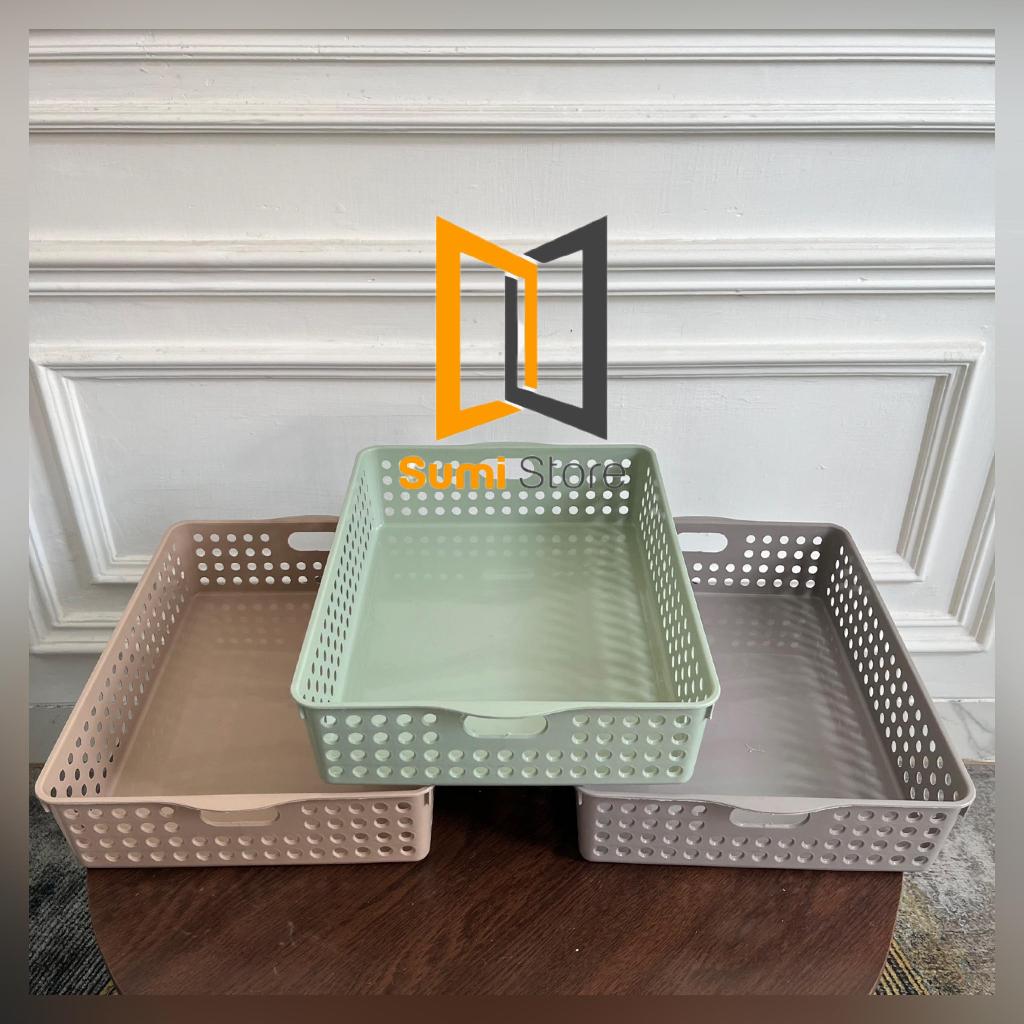 Jual [3 & 6 pcs] Keranjang Surat Serbaguna A4/Keranjang Dokumen/Tempat ...